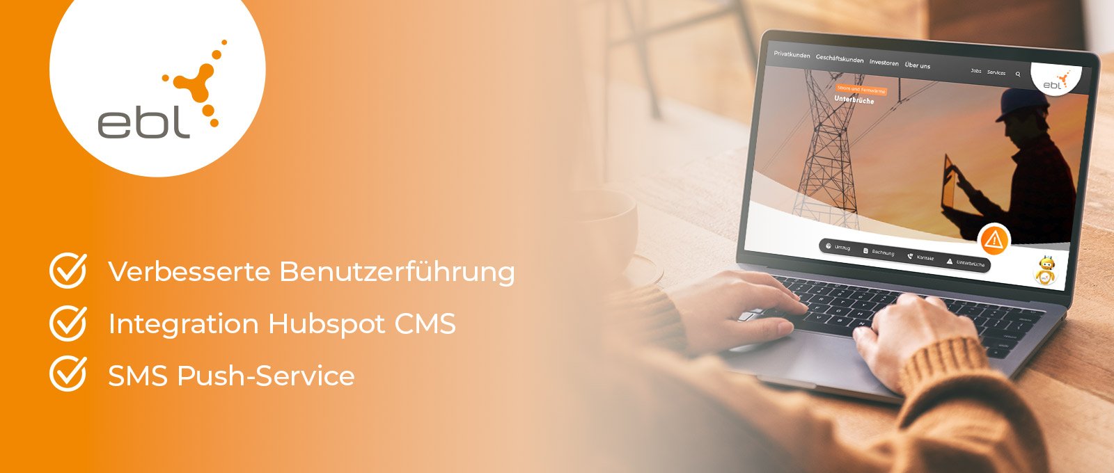 Case Study: EBL Website-Optimierung & SMS-Service