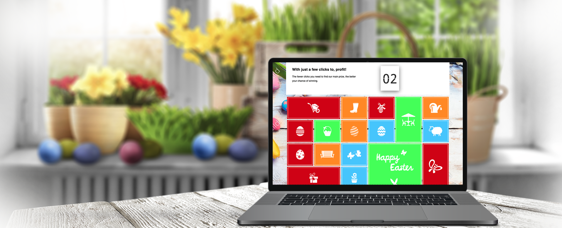 Digital Easter Egg Hunt Game for Client Engagement- W4